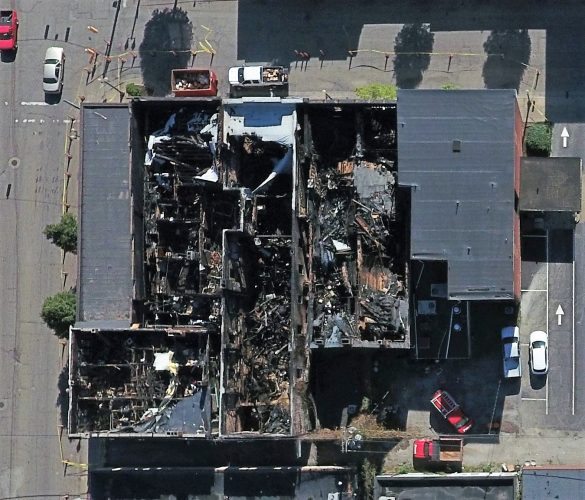 Aerial photos show site of massive fire | News, Sports, Jobs - The ...